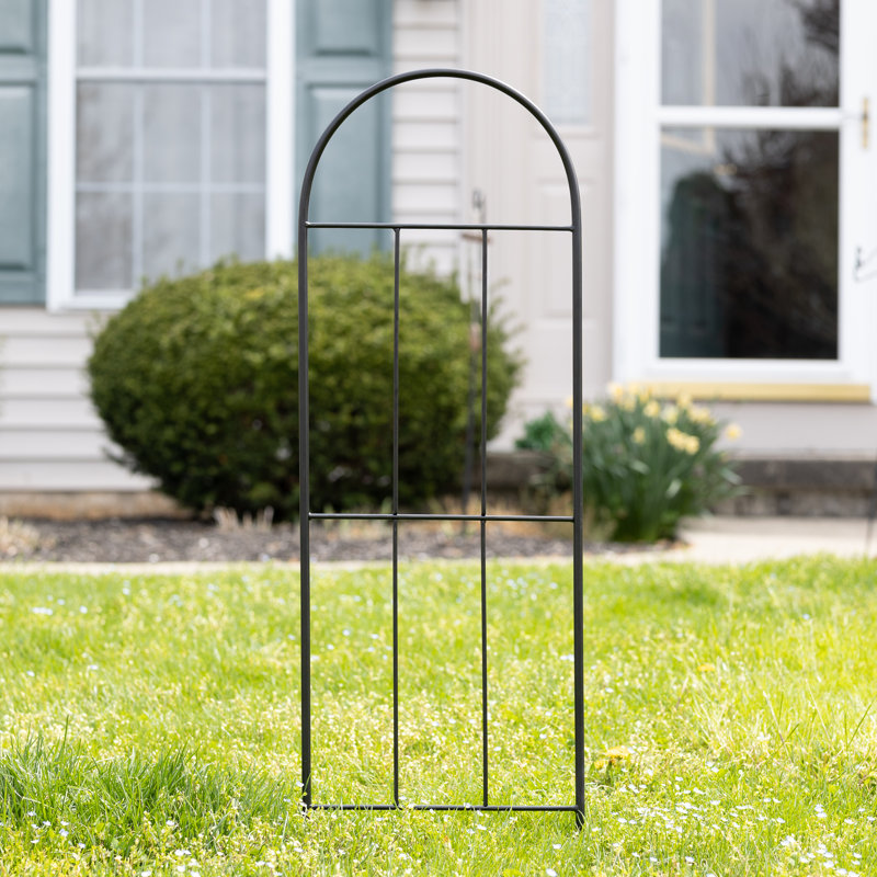 Ebern Designs 36" Metal Garden Trellis | Wayfair